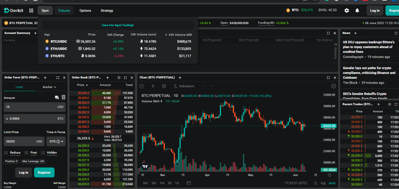 Deribit Exchange 评论 – 最适合期权交易？