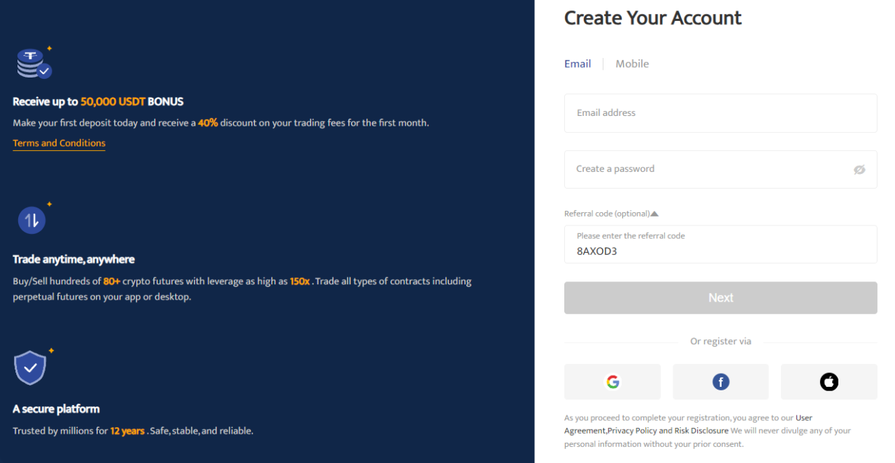 Best BTCC Referral Code For $10,055 Bonus + 40% Fee Discount Bonus