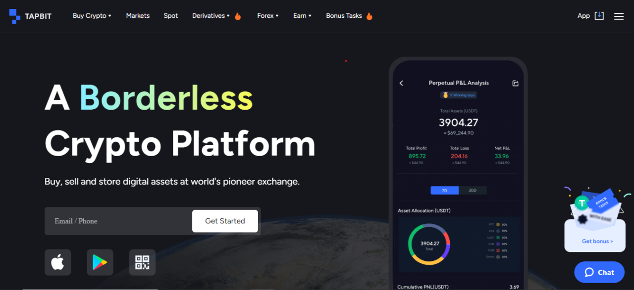 Tapbit Review: Fees, Features, Facts, & More