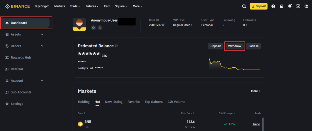 Binance Withdrawal Guide
