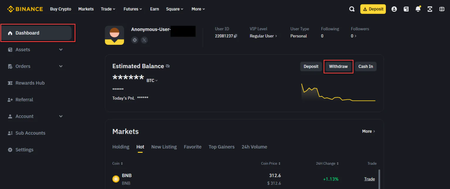 Binance Withdrawal Guide