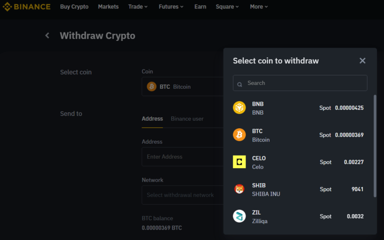 Binance Withdrawal Guide
