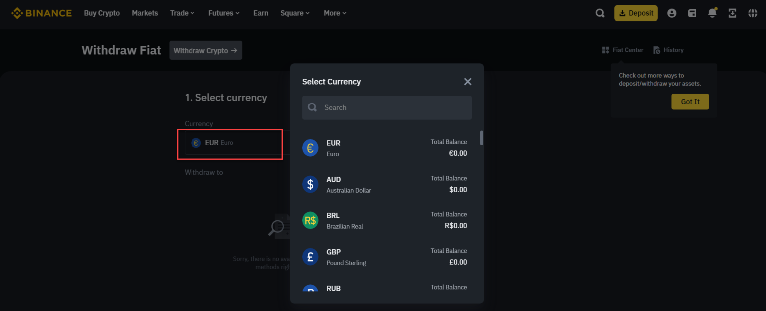 Binance Withdrawal Guide