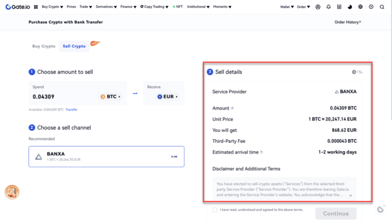 Gate.io Withdrawal Methods & Limits