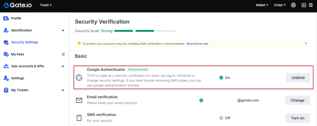 Gate.io Withdrawal Methods & Limits