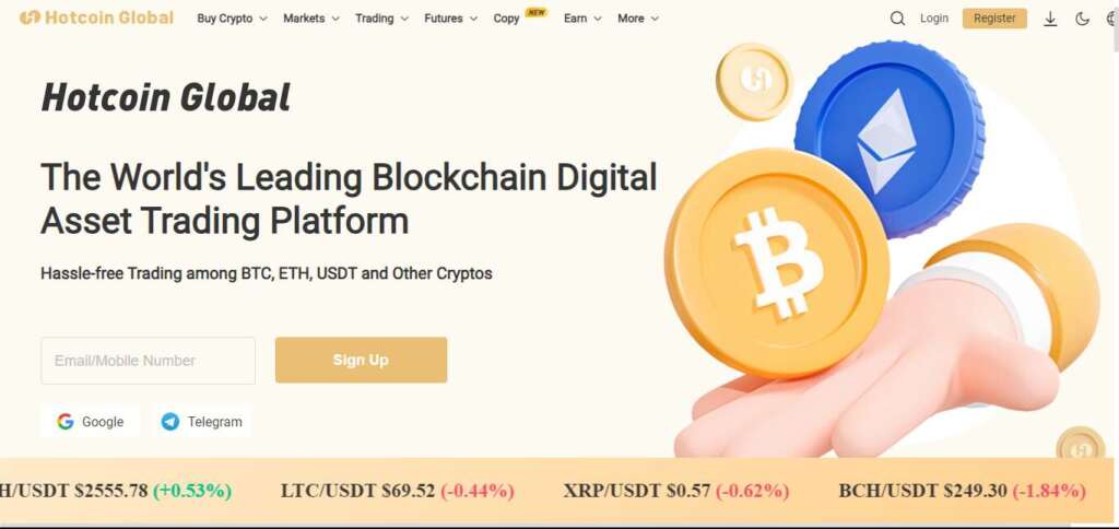 Hotcoin 全球评论 – 费用、功能、事实及更多