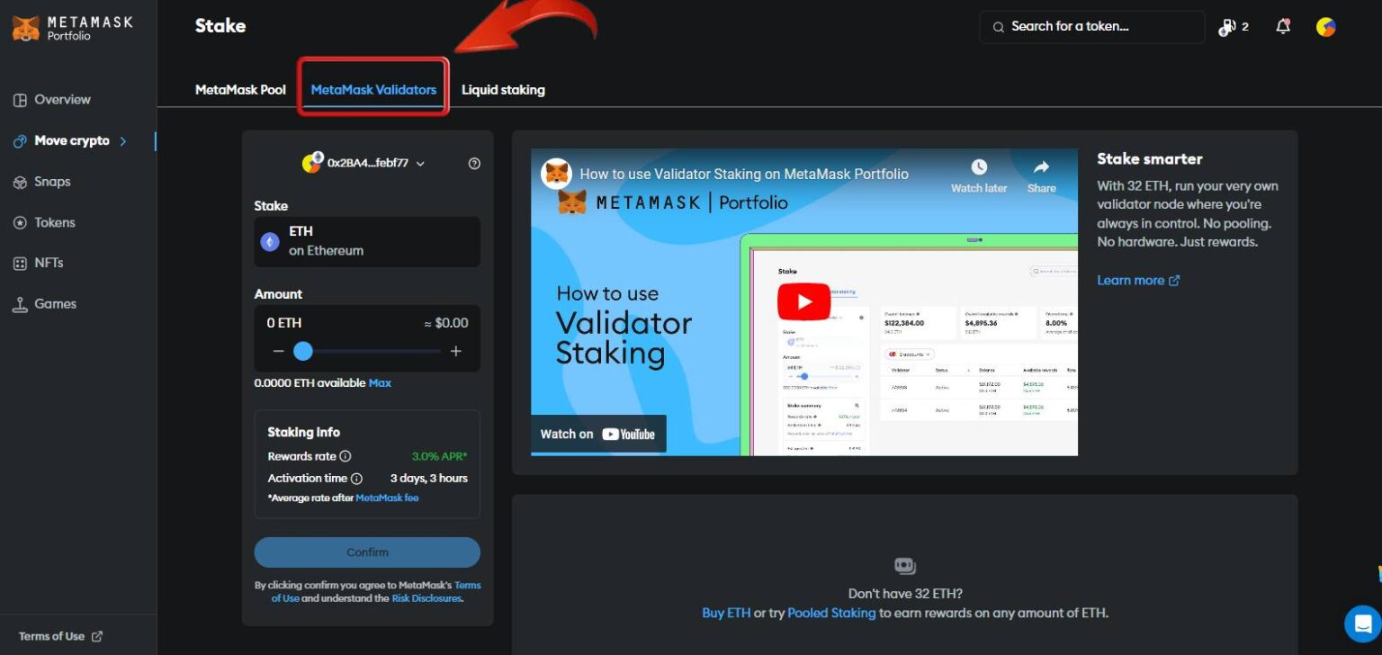How to Stake Crypto on MetaMask - CryptoWinRate