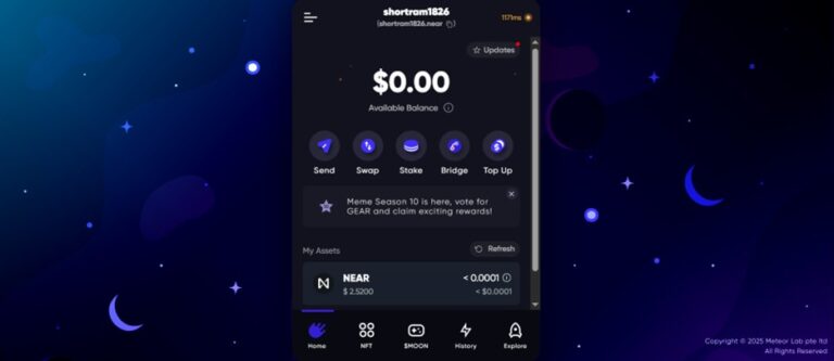 How to Get Started With Meteor Wallet